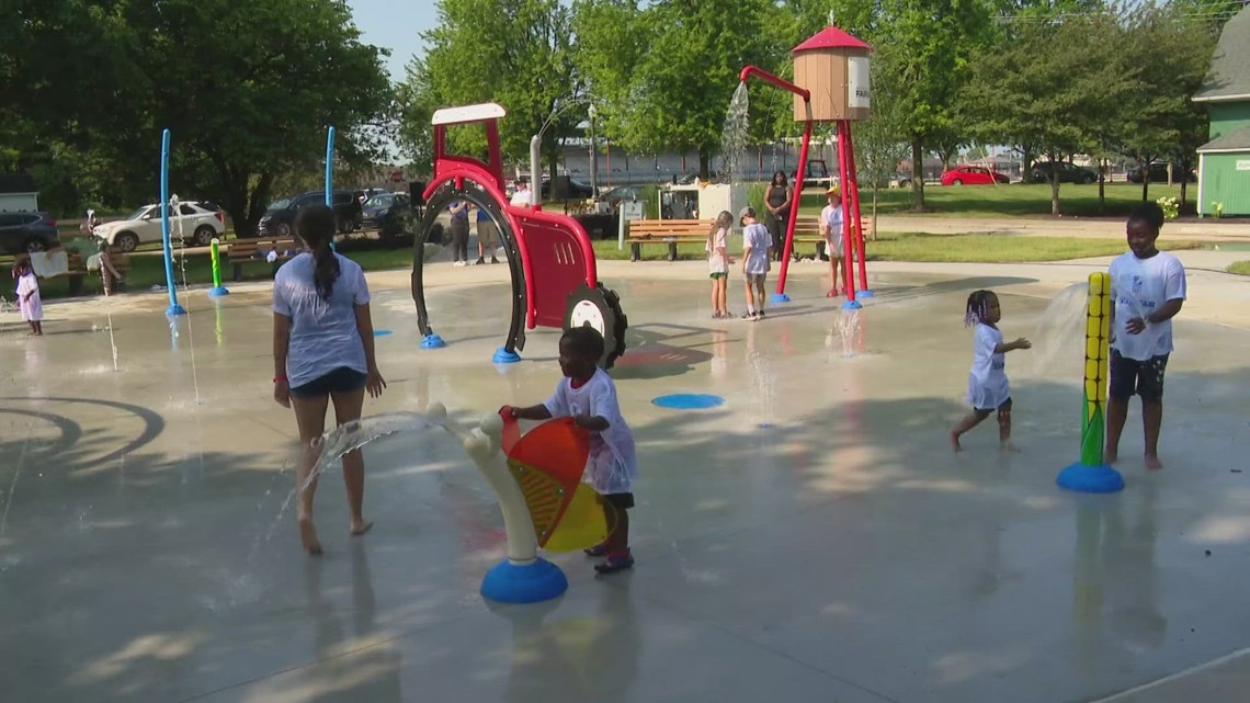 Indiana State Fair unveils new splash pad attraction at the fairgrounds ...