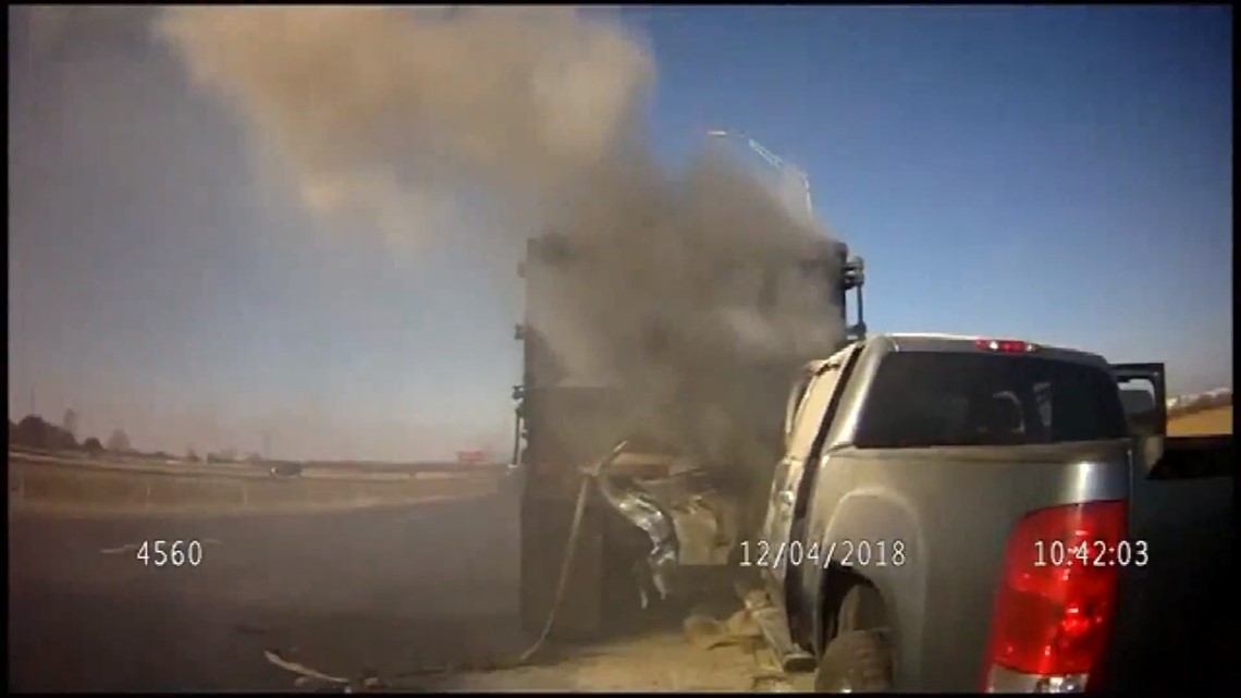 WATCH: Deputy risks life to save man from burning truck | wthr.com