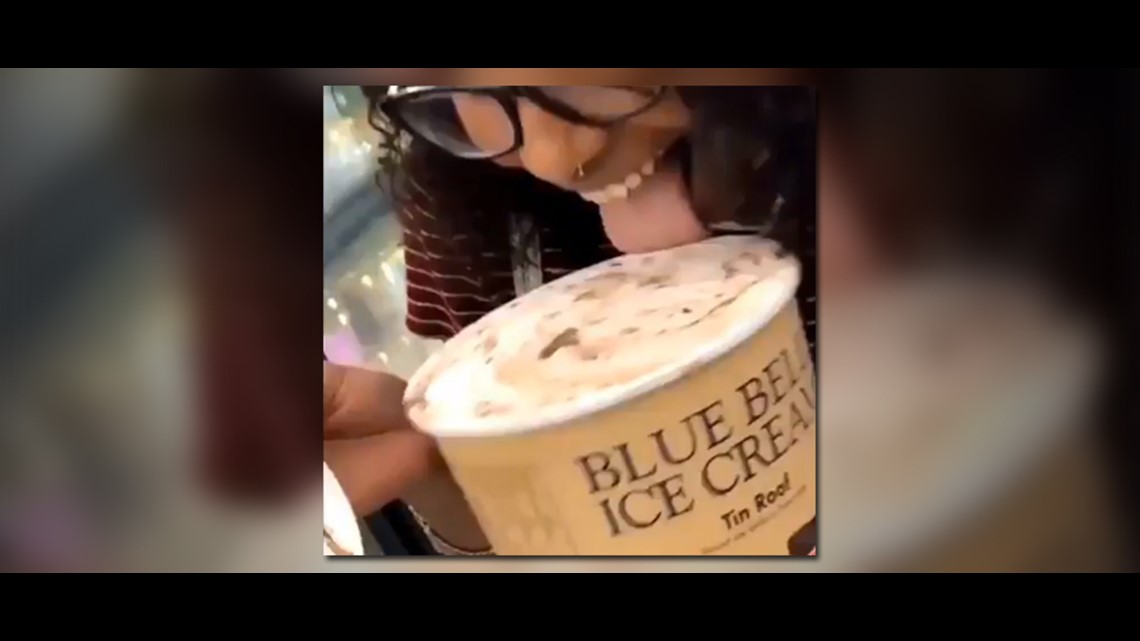 Girl seen licking ice cream in viral video has been found | wthr.com