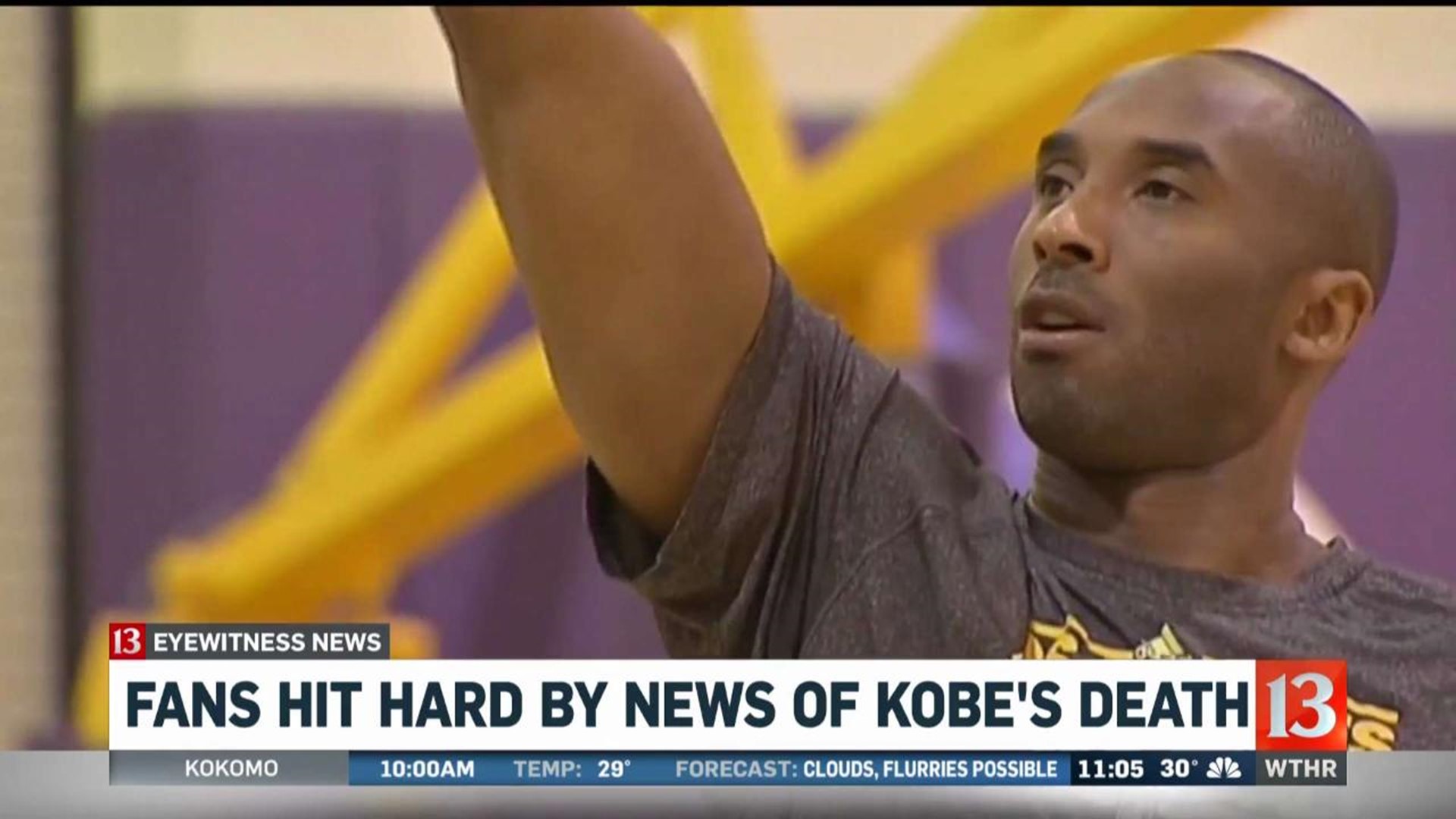 Indy fans react to Kobe Bryant's death | wthr.com