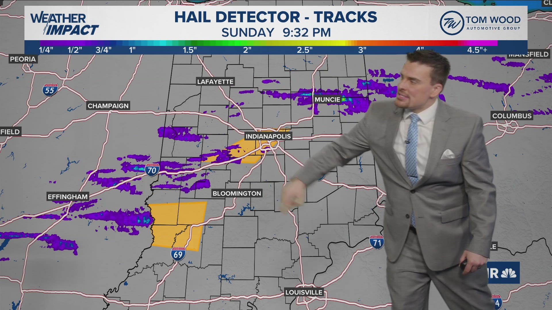 80s and hail reports yesterday, down to near 30s this morning | wthr.com