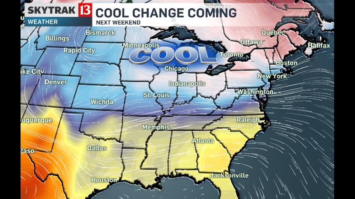 Cooler Tonight And Jacket Weather Next Weekend | wthr.com