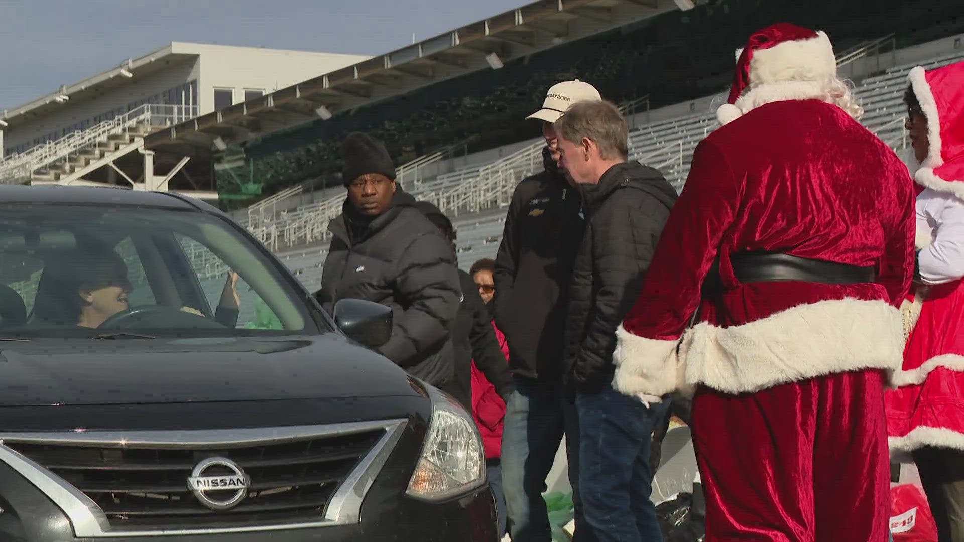 AMP Harris Foundation holds toy drive at Indianapolis Motor Speedway ...