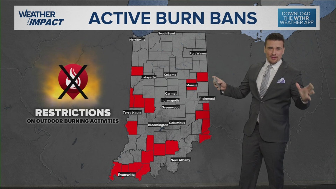 More burn bans have been activated across Indiana (Sept 18) | wthr.com