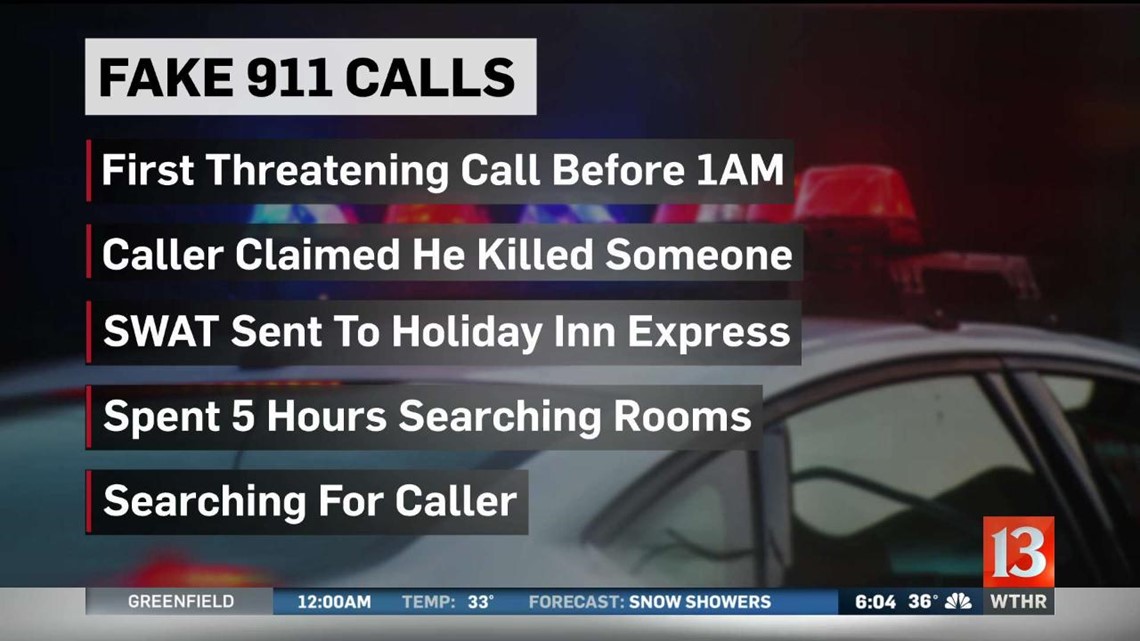 Police searching for person who made fake 911 calls | wthr.com