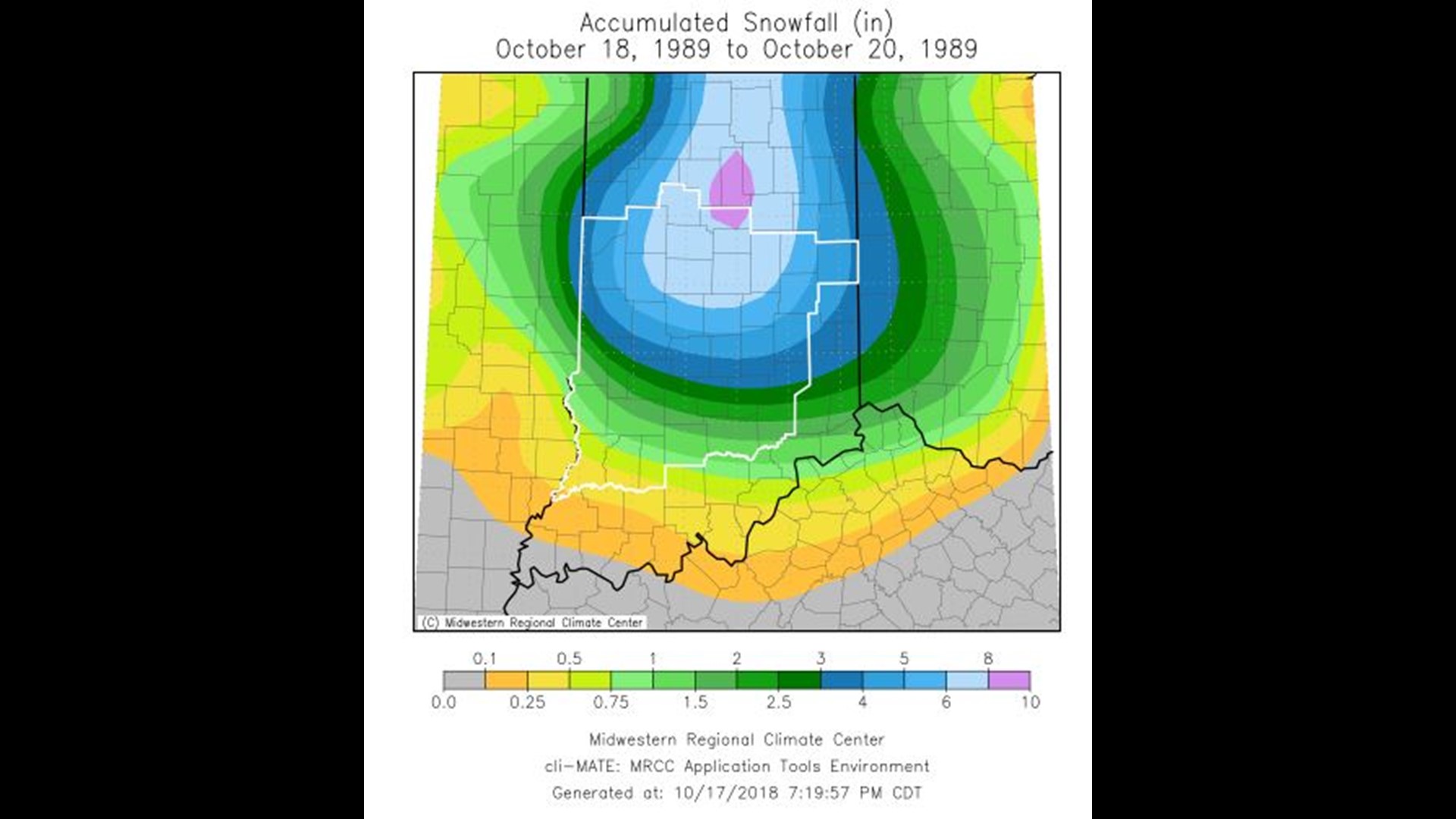 Tuesday marks 33 years since earliest recorded snowfall in Indy | wthr.com