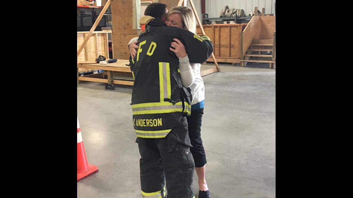 Fishers firefighter completes amazing comeback from leg amputation ...