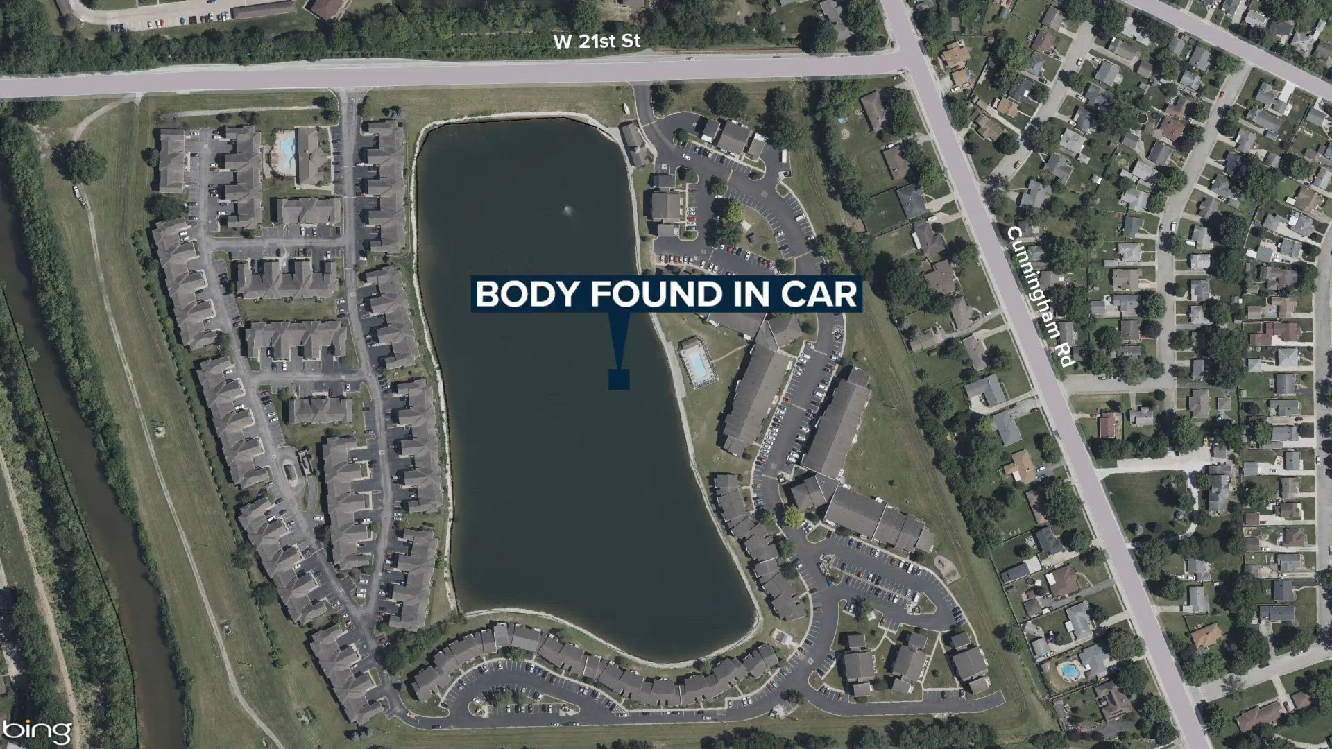 Person found dead in submerged vehicle in Speedway pond | wthr.com