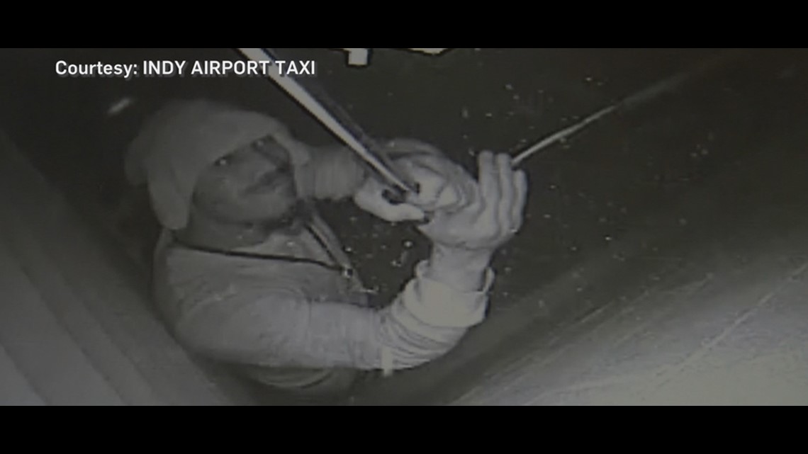 Criminal caught on cam trying to disconnect security camera | wthr.com