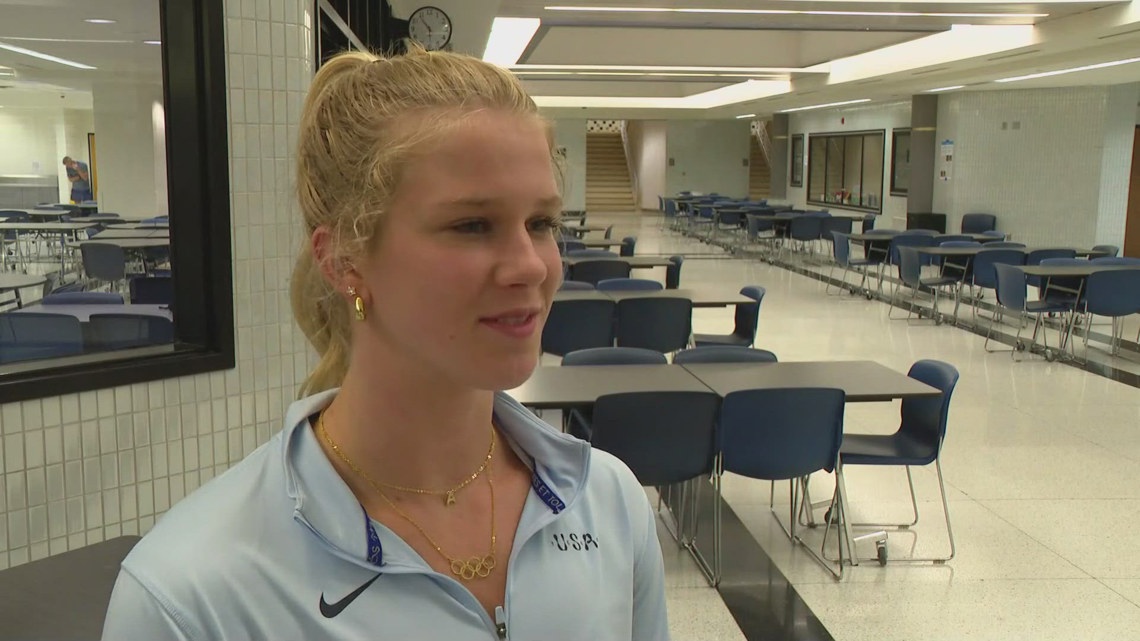 Carmel welcomes Alex and Aaron Shackell home from Paris Olympics | wthr.com