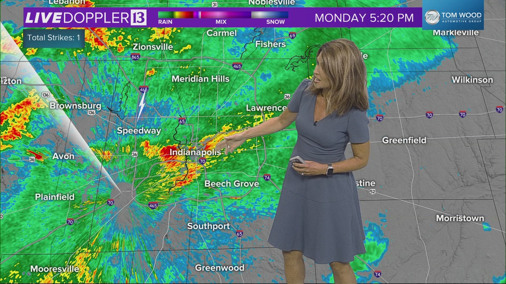 Live Doppler 13 Forecast | 5 p.m. Update | Aug. 14, 2023 | wthr.com