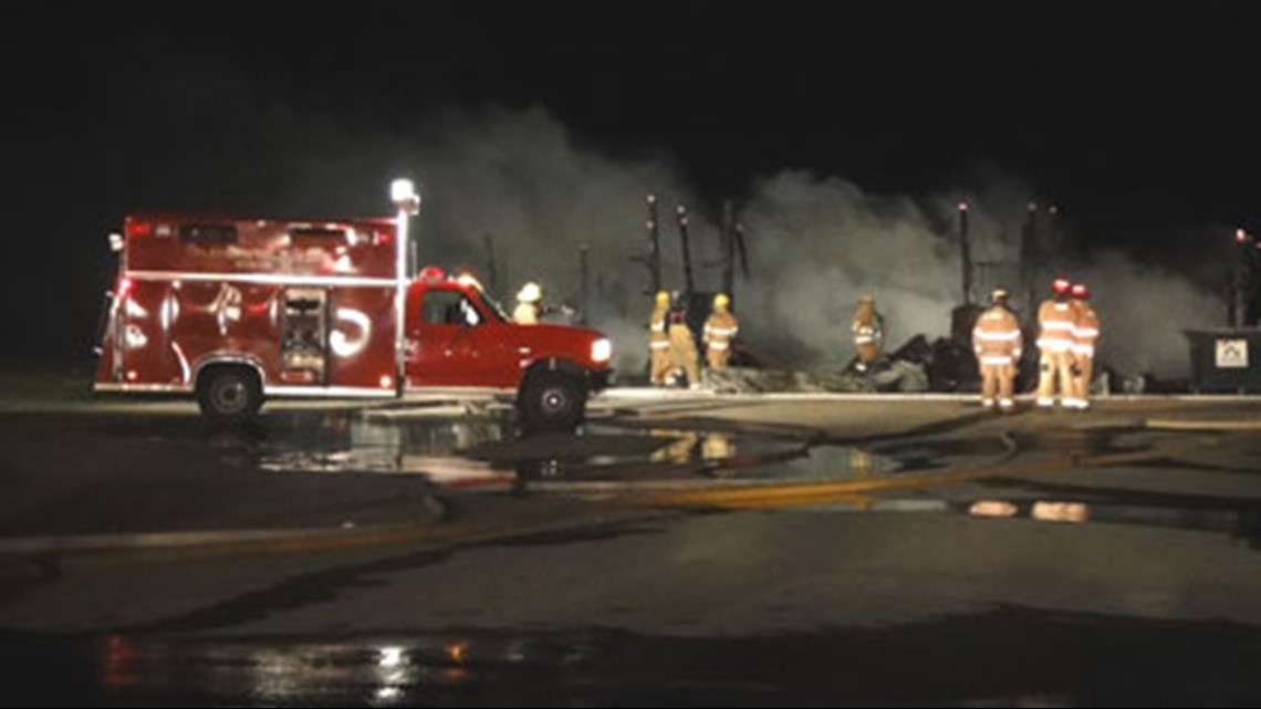 Five departments fight Flat Rock barn fire | wthr.com
