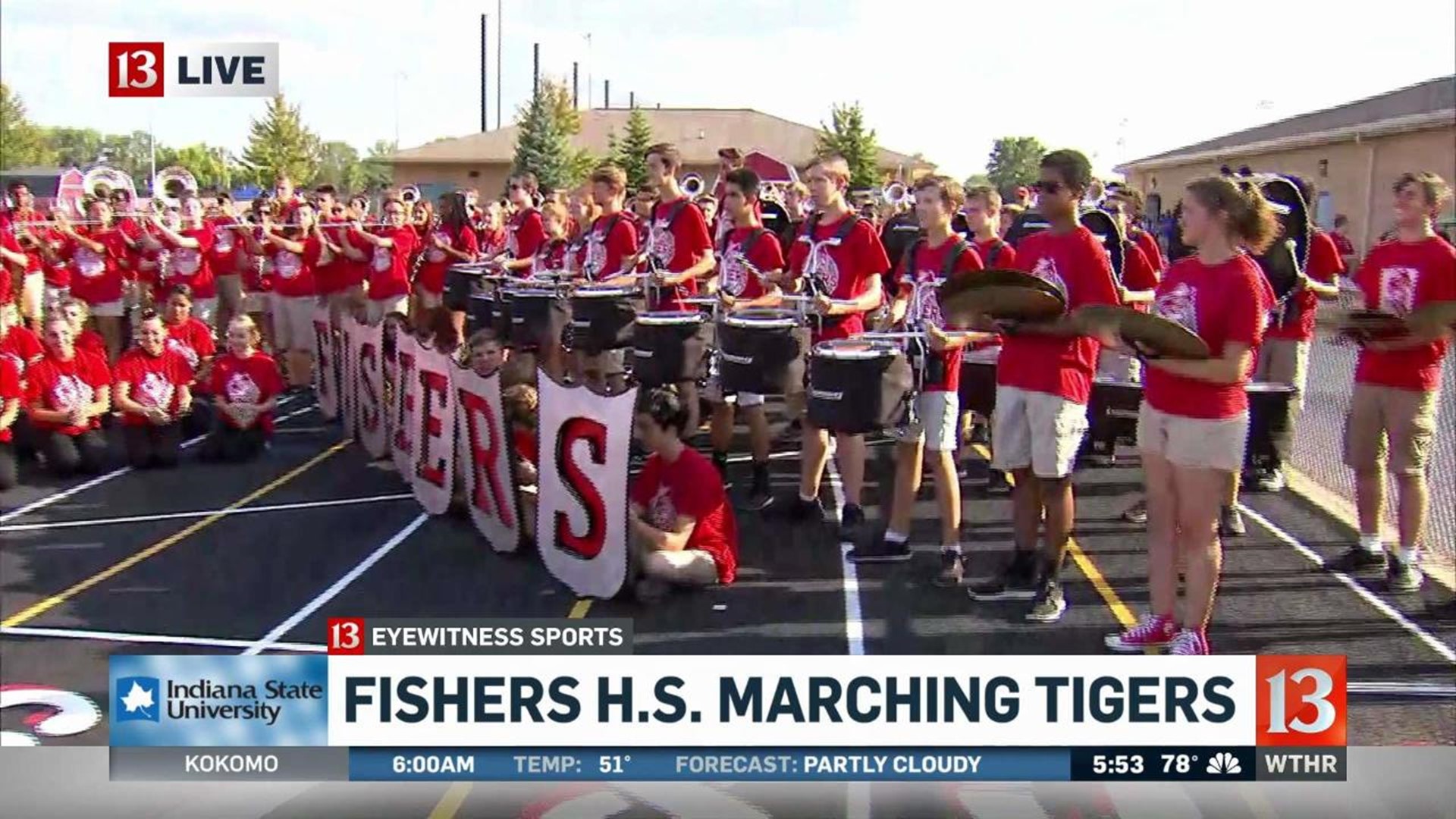 Operation Football Band of the Week - Fishers H.S. | wthr.com