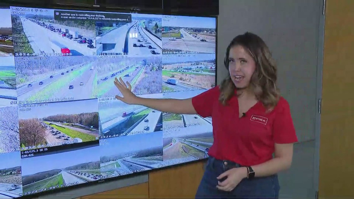 Monitoring post-eclipse traffic in Indiana | wthr.com