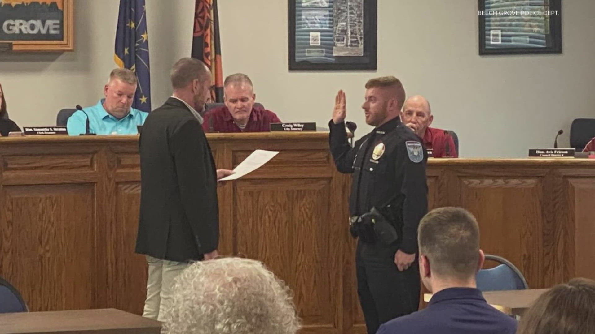 Child taken to hospital after car crashes into school on Indy's ...