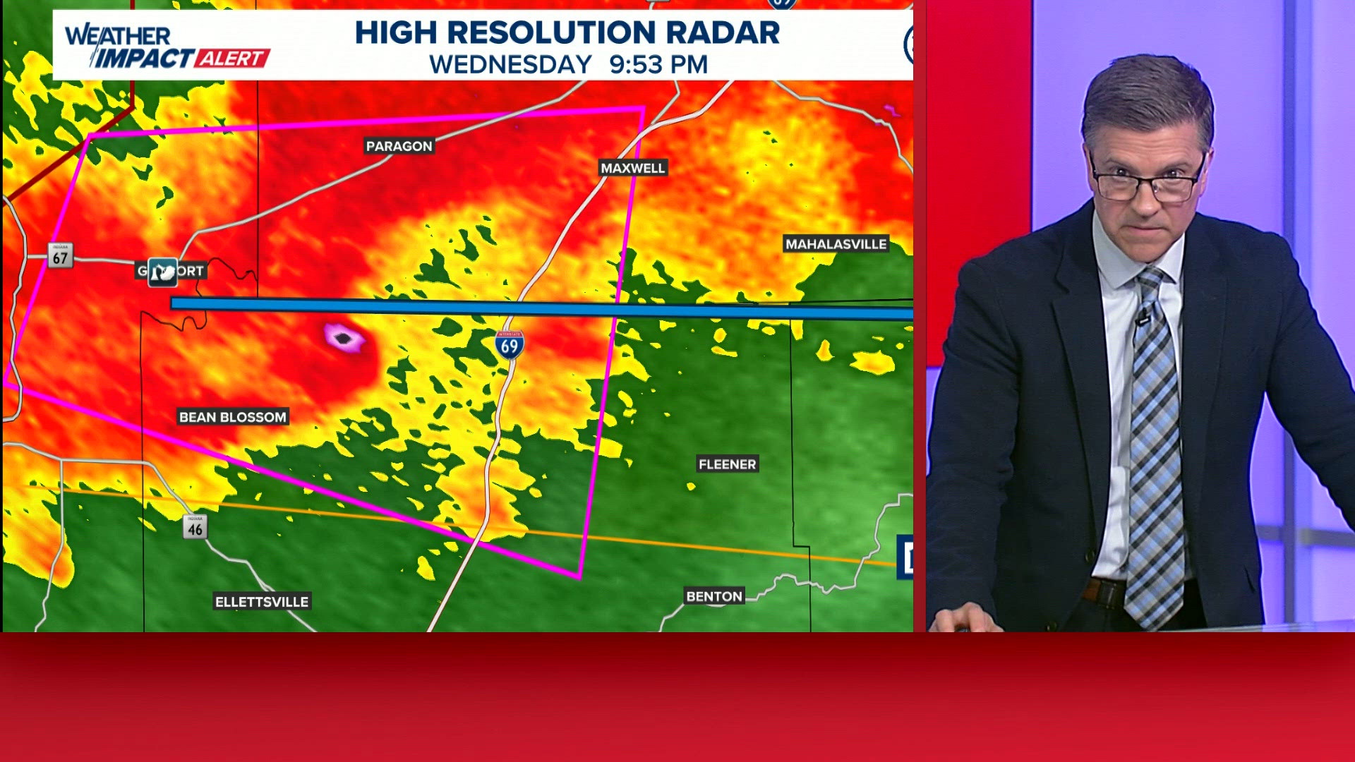Concern over a potential tornado around campgrounds near Mason Ridge ...