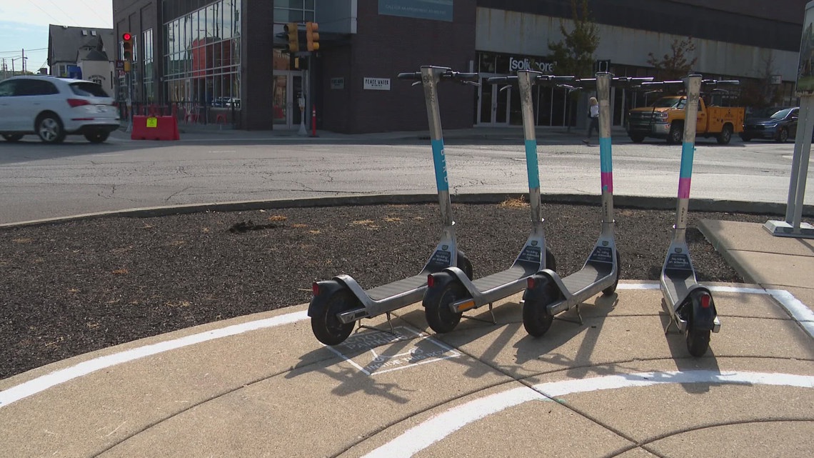 Indianapolis launches pilot program for e-scooter parking | wthr.com