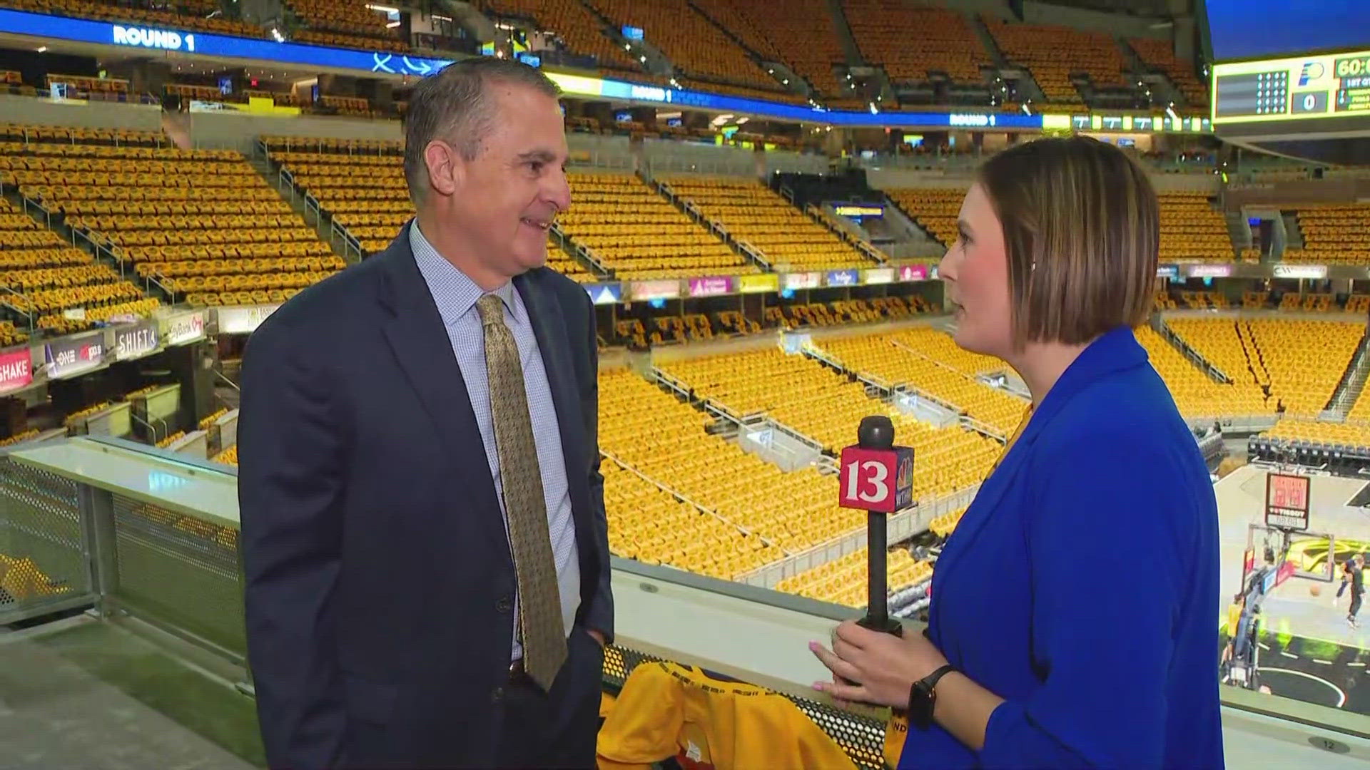 Pacers gear up for NBA Playoffs at Gainbridge Fieldhouse | wthr.com