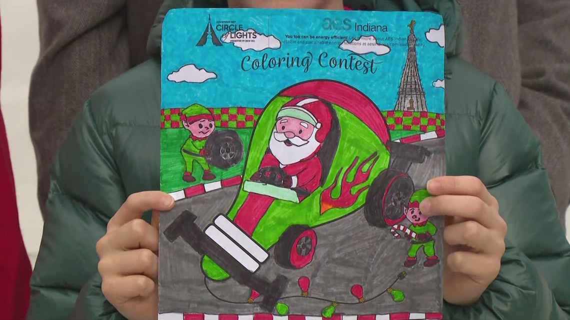 Winner of 2025 AES Indiana Coloring Contest announced | wthr.com