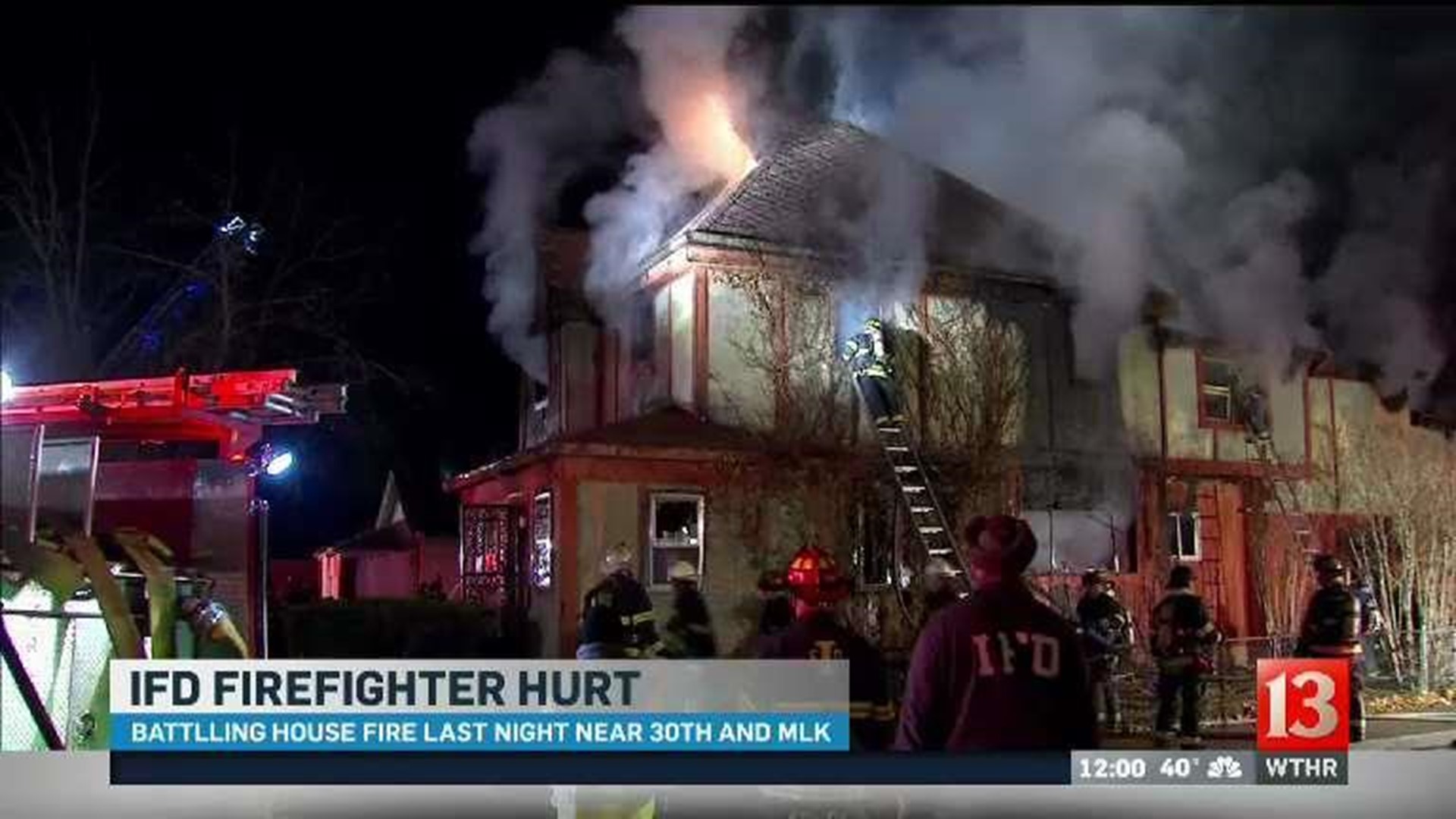 IFD firefighter injured in duplex fire on northwest side Tuesday night ...