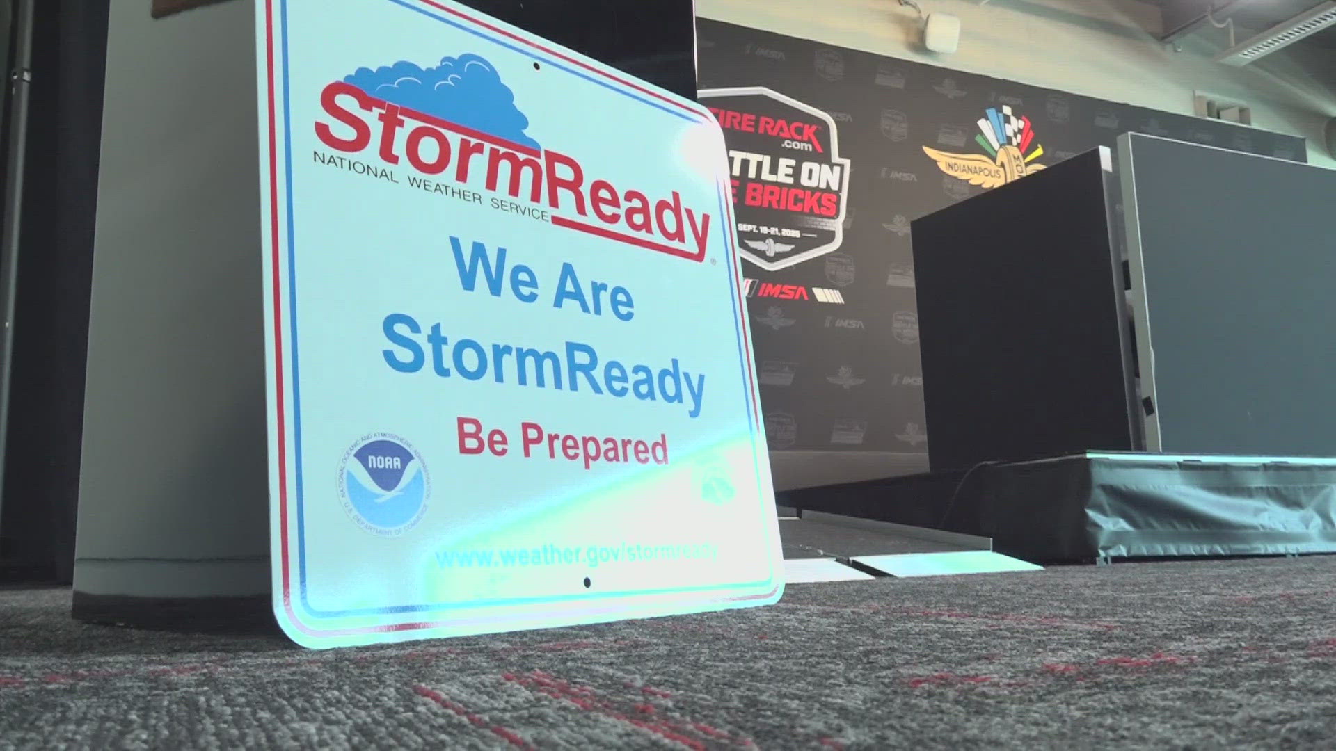 NWS recognizes Indianapolis Motor Speedway as 'StormReady' | wthr.com