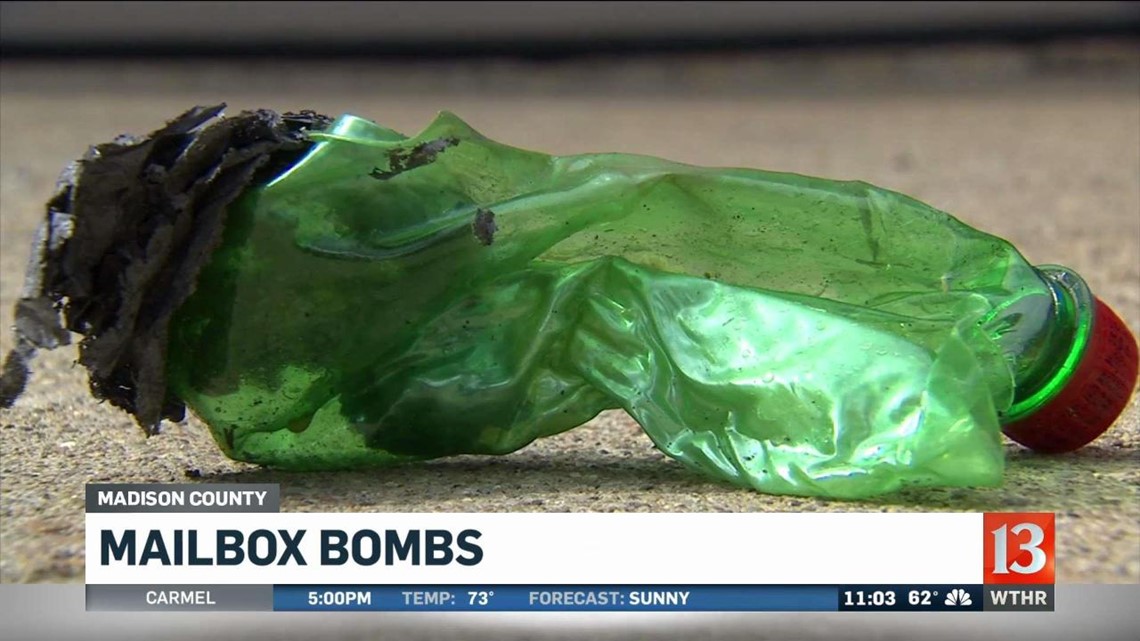 Anderson residents on edge over bottle bombs left in mailboxes | wthr.com