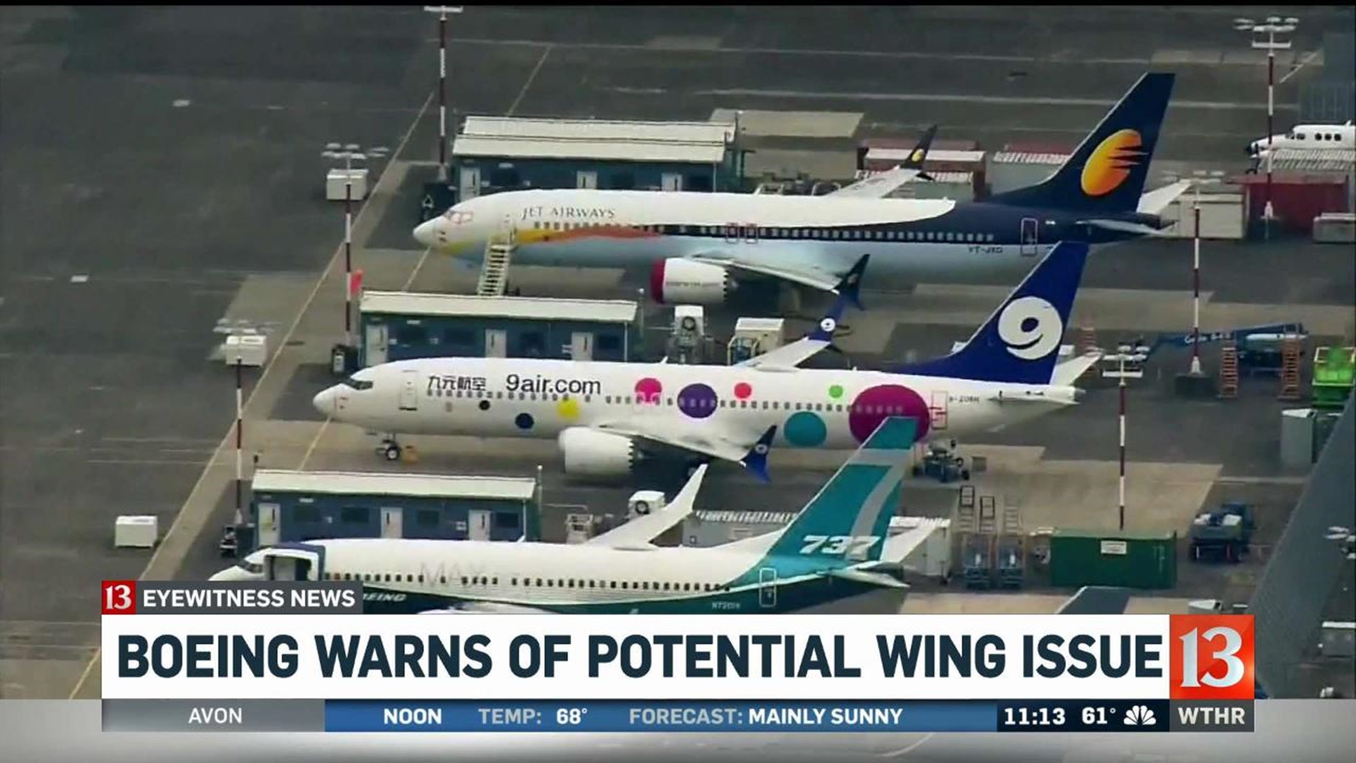 Boeing warns of potential wing problems in some 737 aircraft | wthr.com