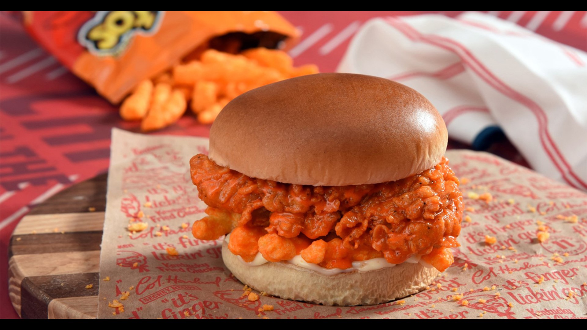 KFC releasing Cheetos sandwich nationwide for limited time | wthr.com