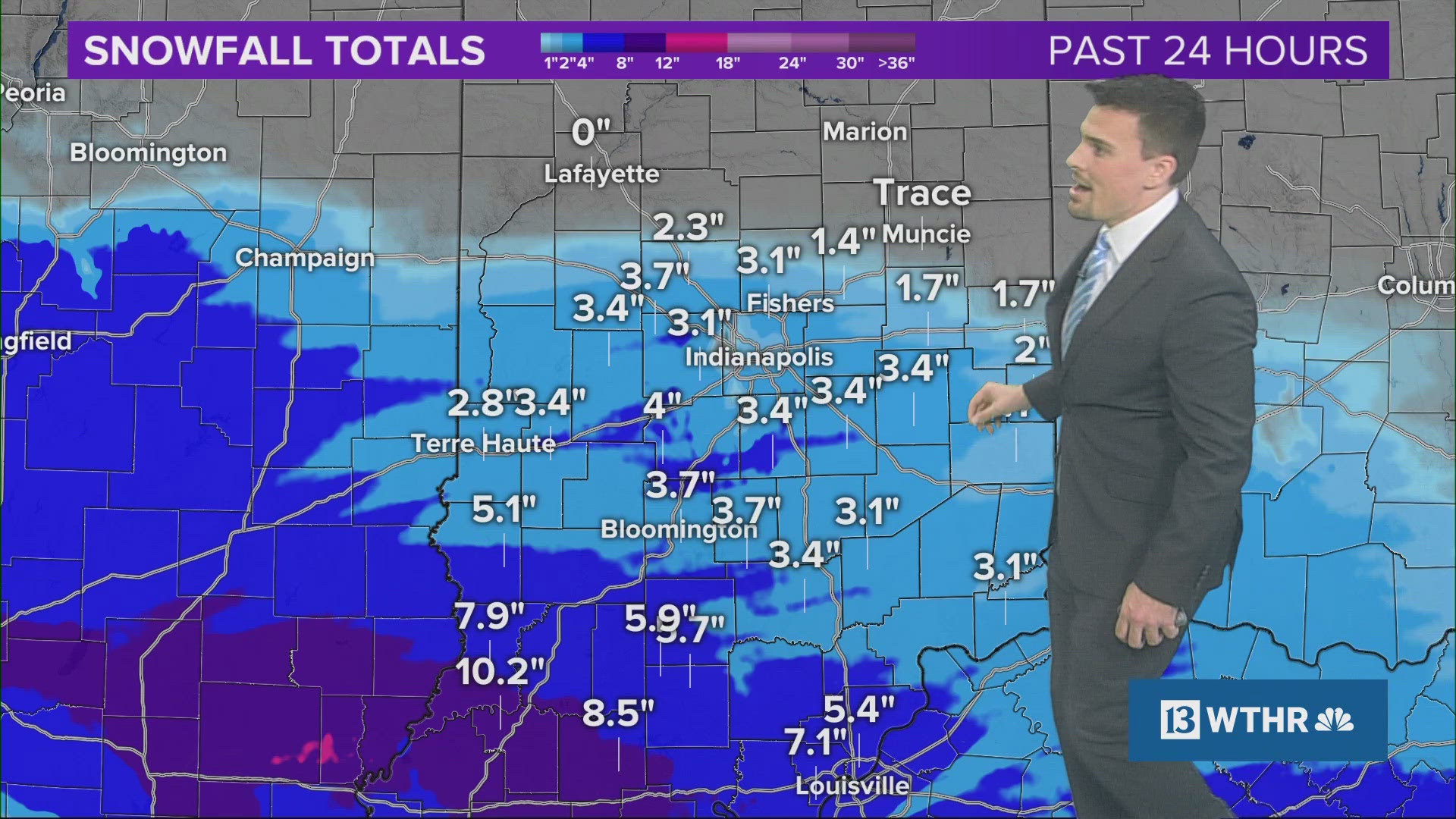 5 p.m. update on winter snow storm in Indiana | Weather Impact Alert ...