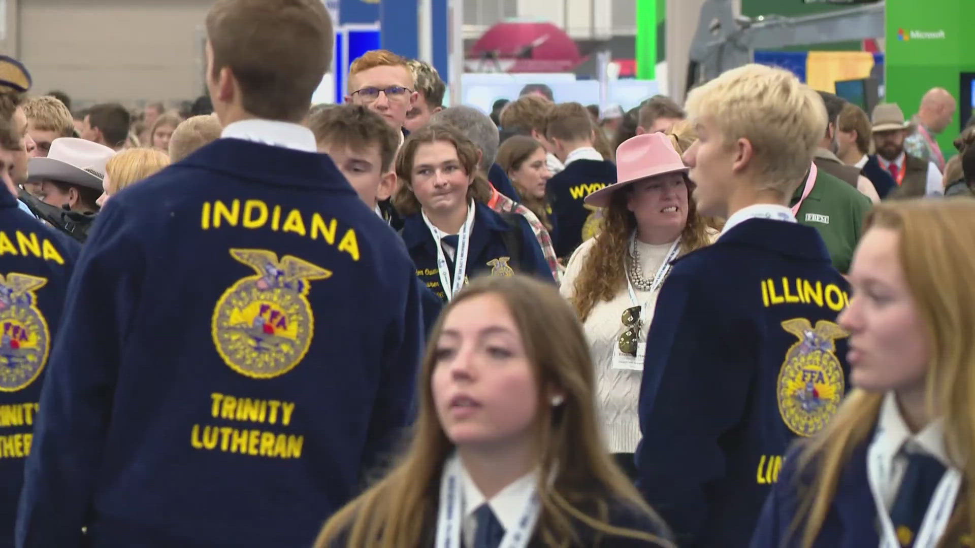 Thousands attend National FFA convention in downtown Indianapolis ...