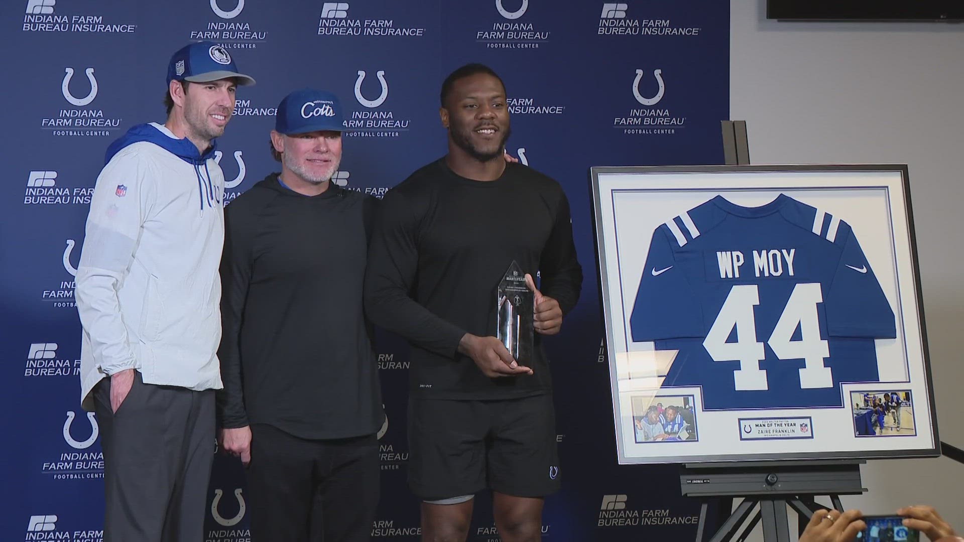 Colts award LB Zaire Franklin as team's 'Walter Payton Man of the Year' nominee | wthr.com