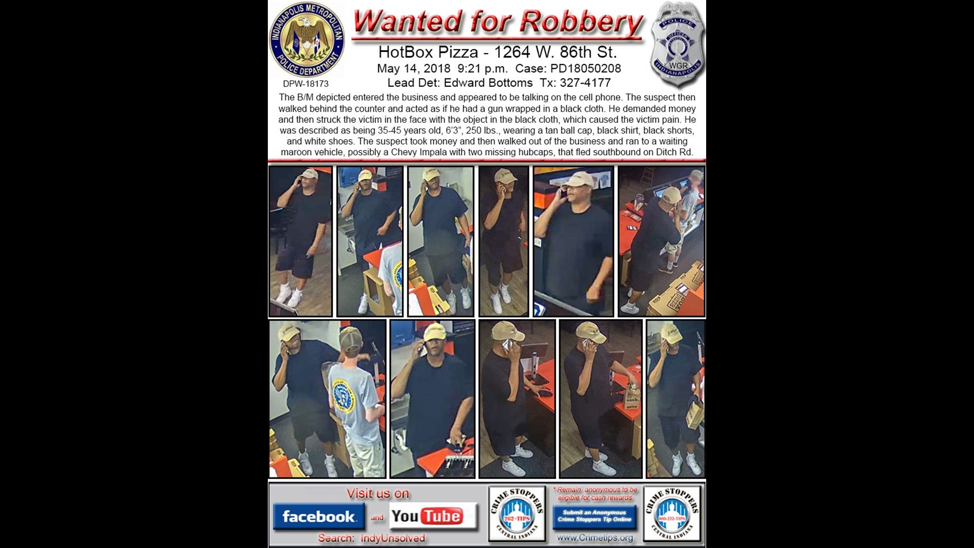 Police release surveillance photos of 86th St. pizzeria robbery suspect ...