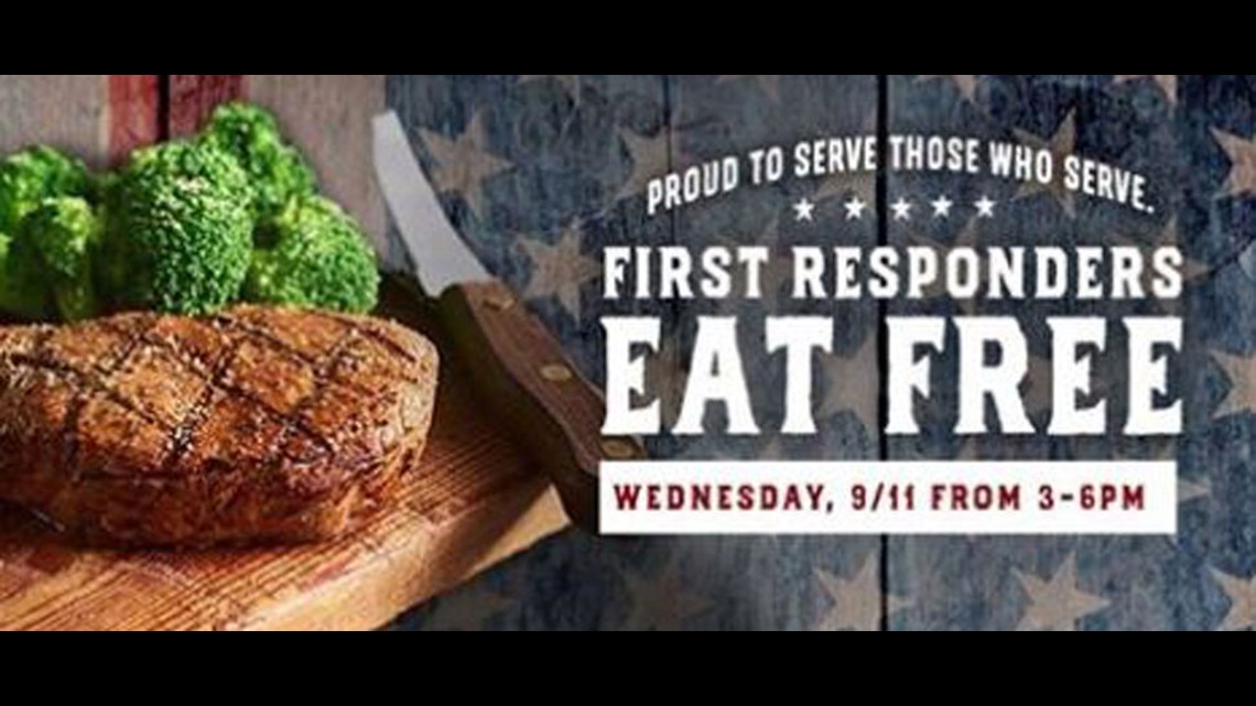 First responders eat free at Logan's Roadhouse on 9/11 | wthr.com