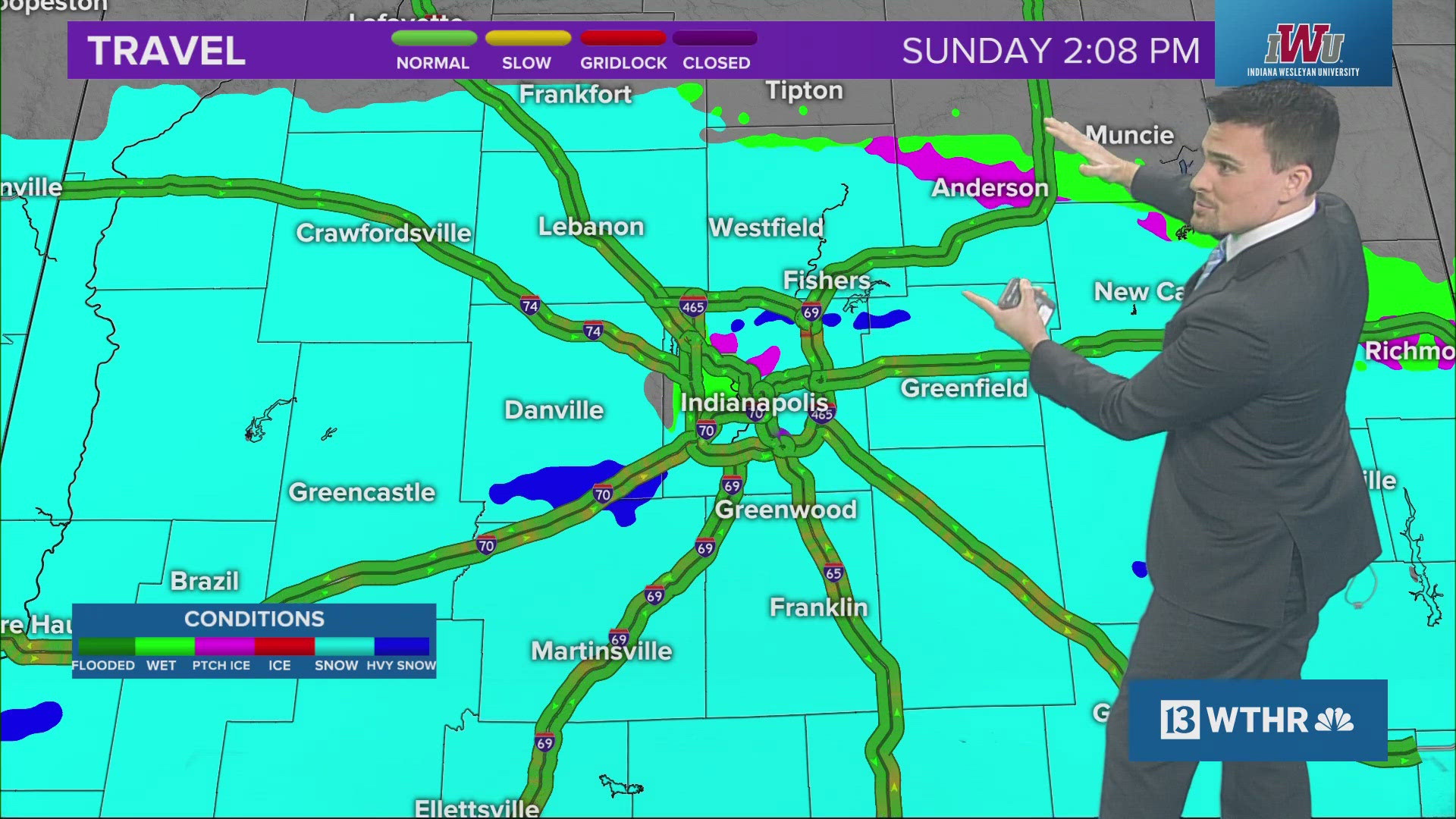 2 p.m. update on winter snow storm in Indiana | Weather Impact Alert ...