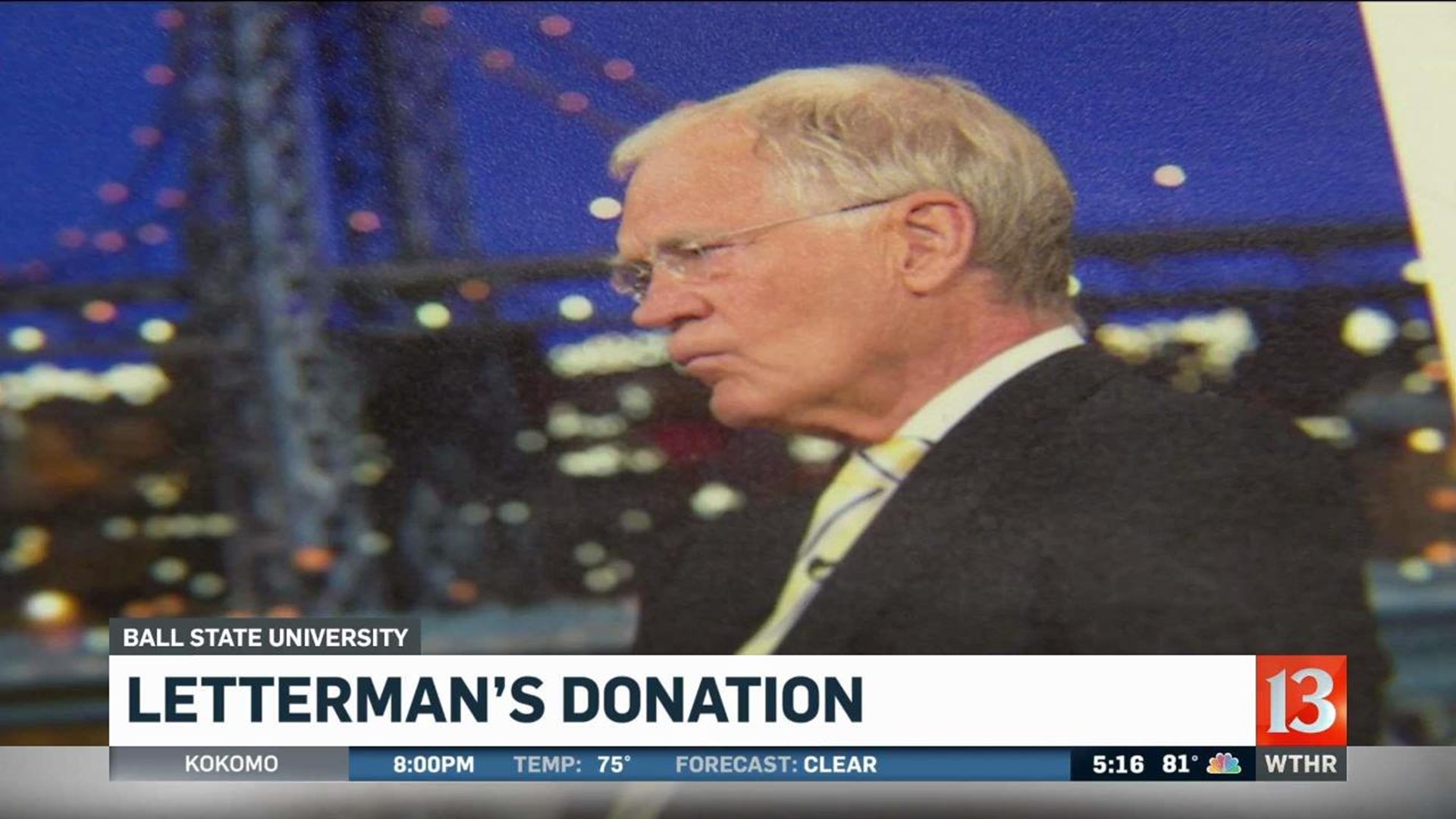 Letterman archives bring broadcast history to Ball State | wthr.com