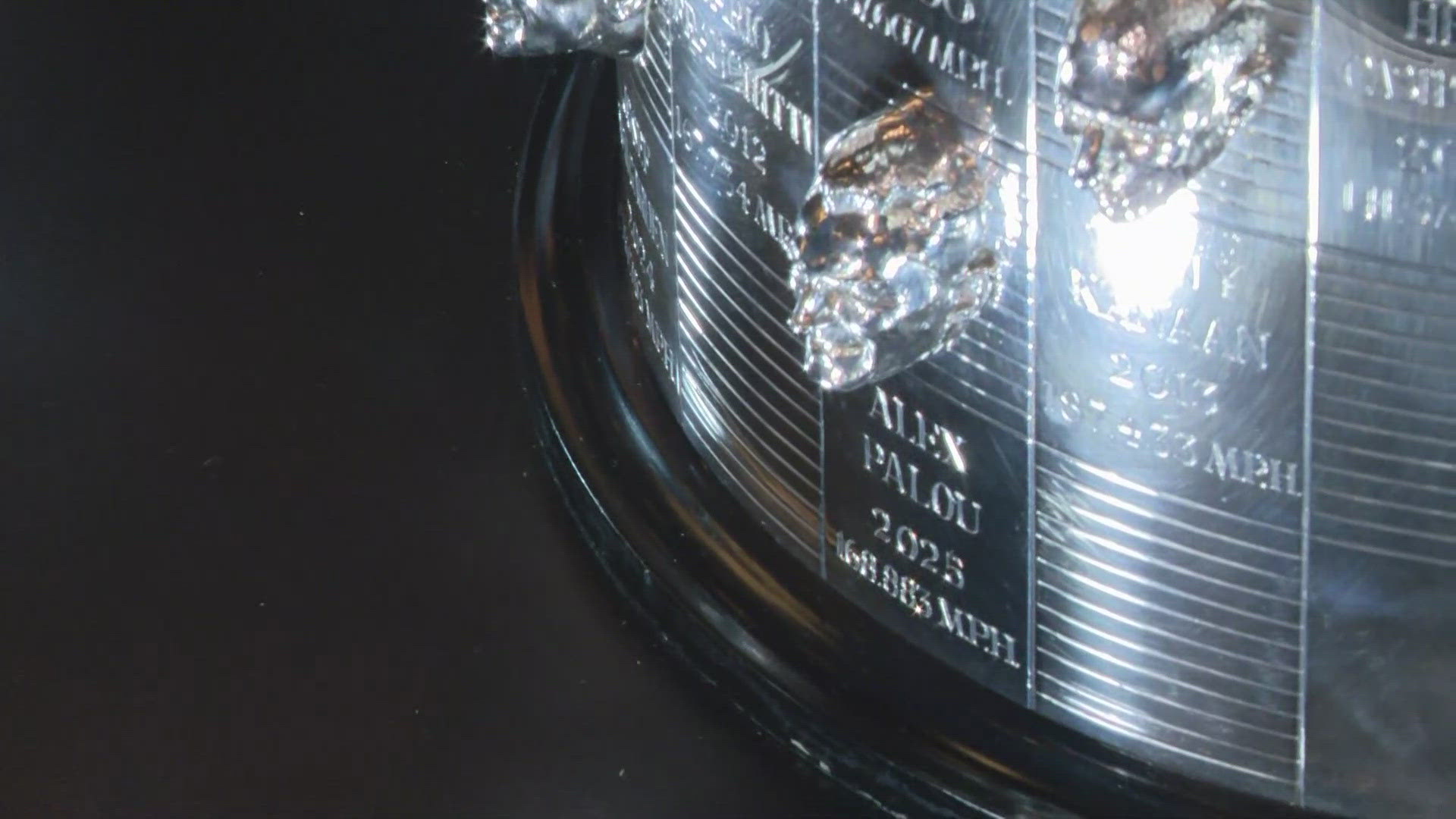 Indy 500 winner Alex Palou has likeness unveiled on Borg-Warner Trophy ...