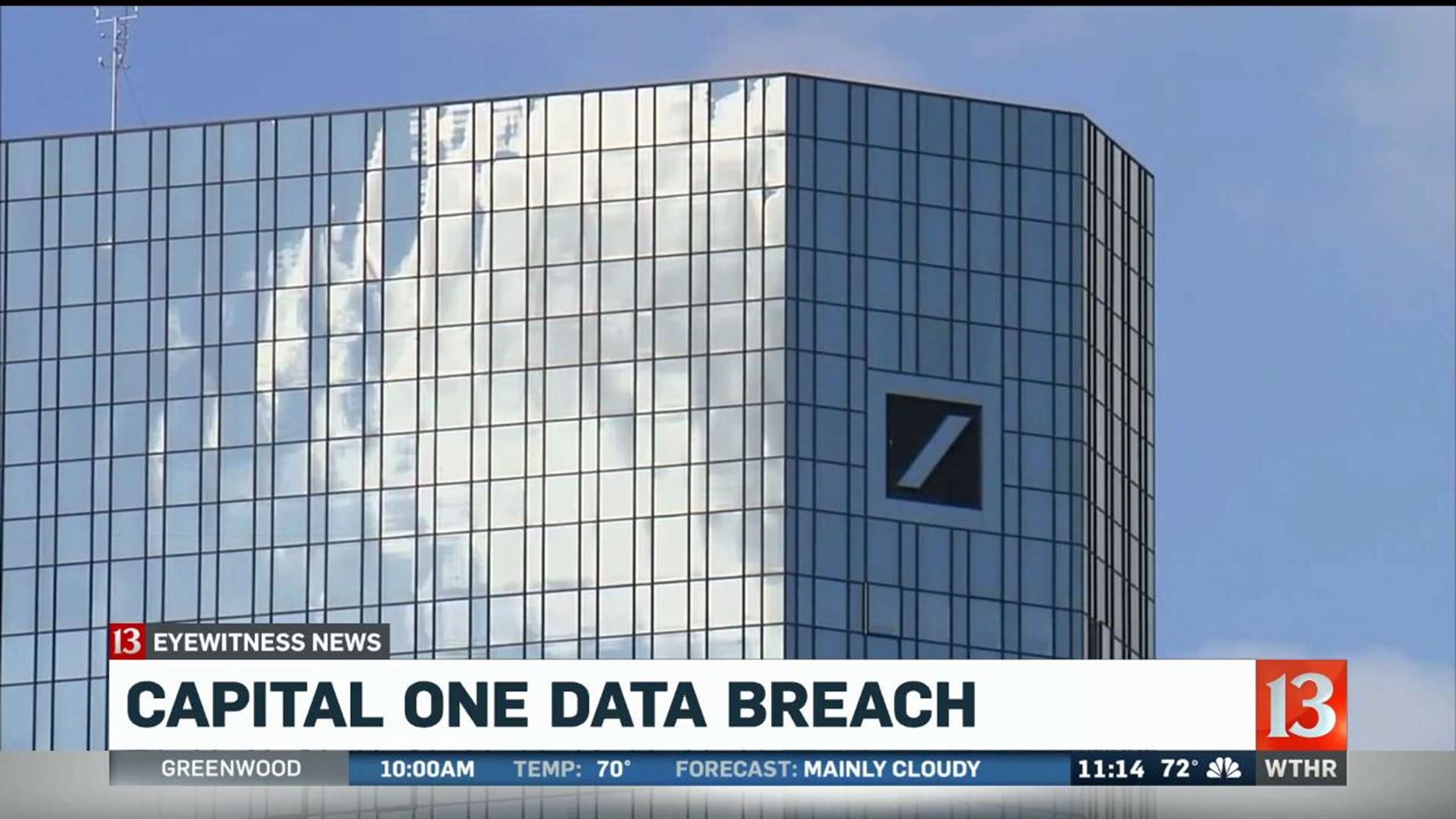 Capital One target of massive data breach | wthr.com