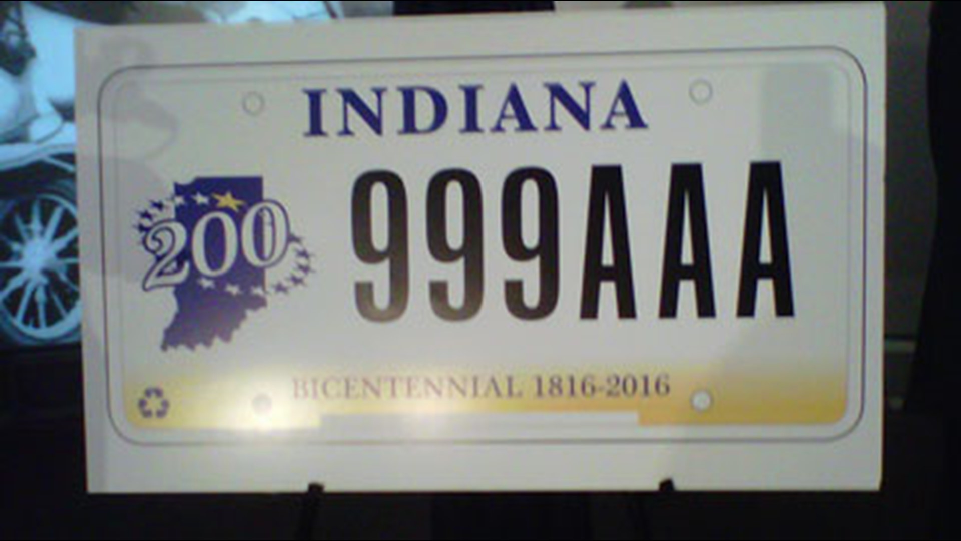 New Indiana license plate marks state bicentennial | wthr.com