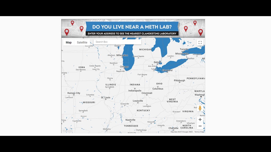 Find out if you live near a former meth lab | wthr.com