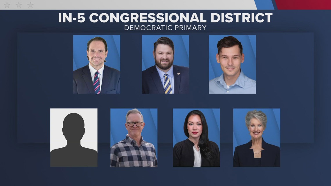 Crowded Democratic primary for Indiana's 5th Congressional District ...