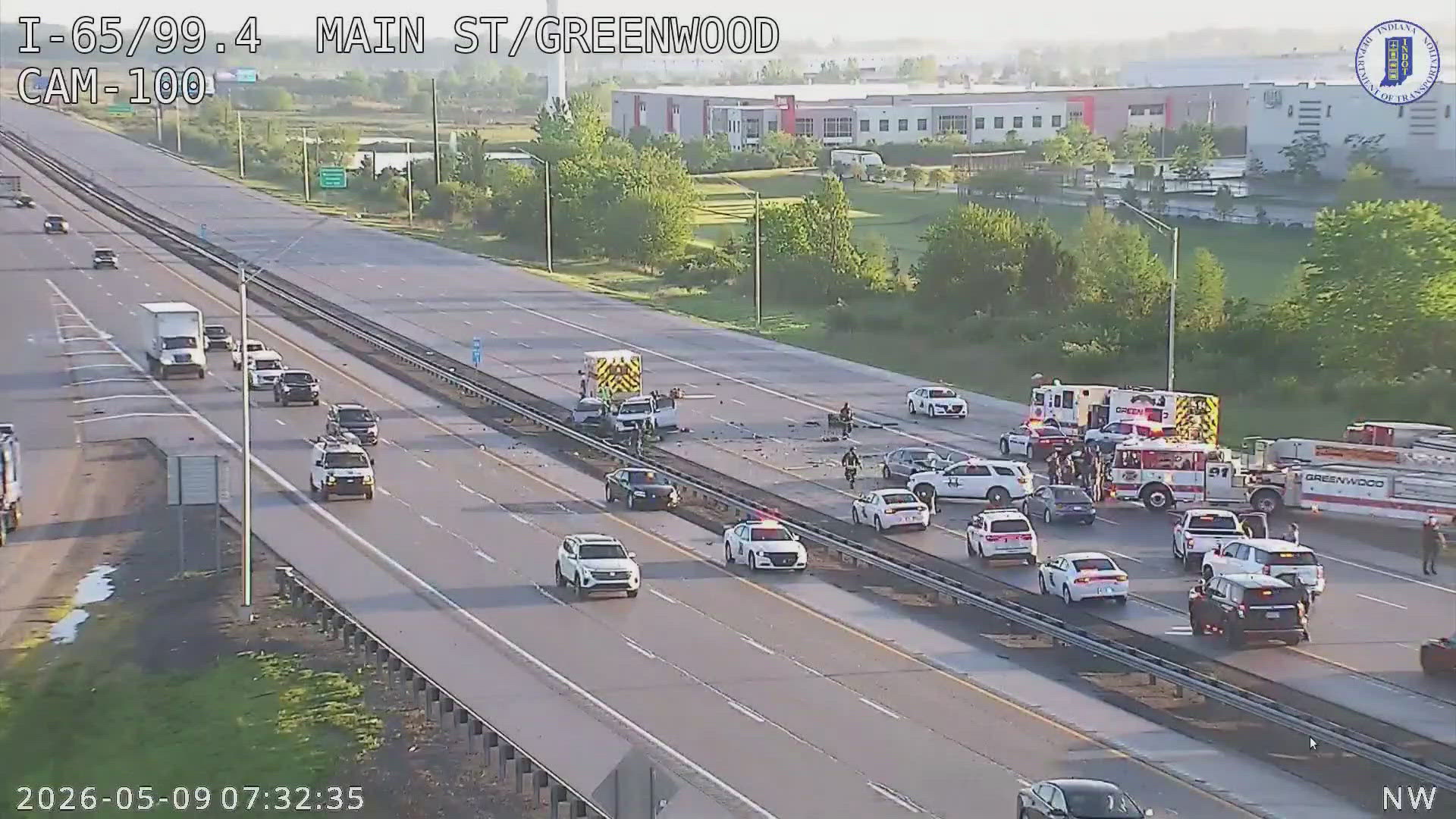 Police Pursuit Ends In Multi Vehicle Crash In Johnson County Wthr