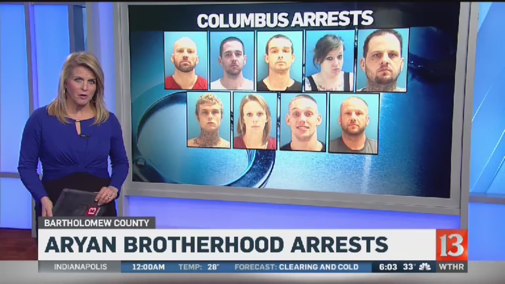 9 arrested in Columbus Aryan Brotherhood investigation | wthr.com