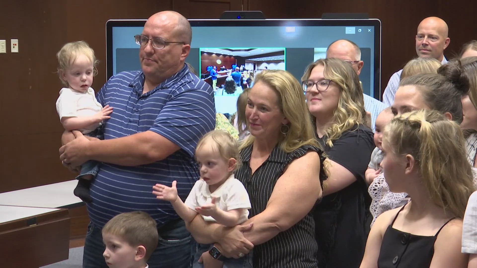 Indiana family of nine adopts six more children | wthr.com