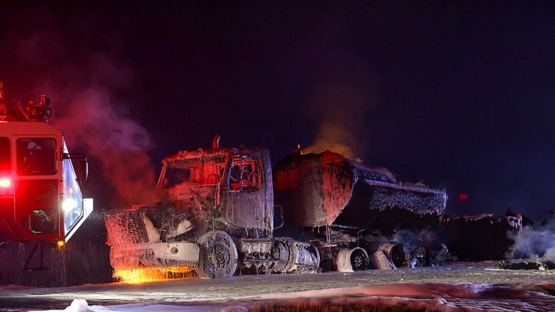 No one was injured in a US31 truck fire in Howard County | wthr.com