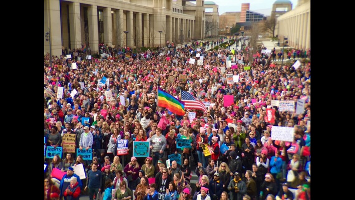 Thousands gather for rally at the Statehouse downtown | wthr.com