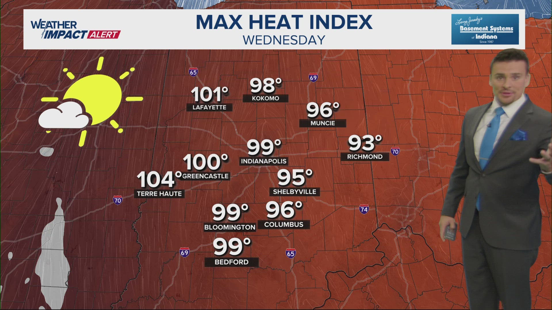 Heat and humidity soar over Indiana the rest of the week |13Weather ...