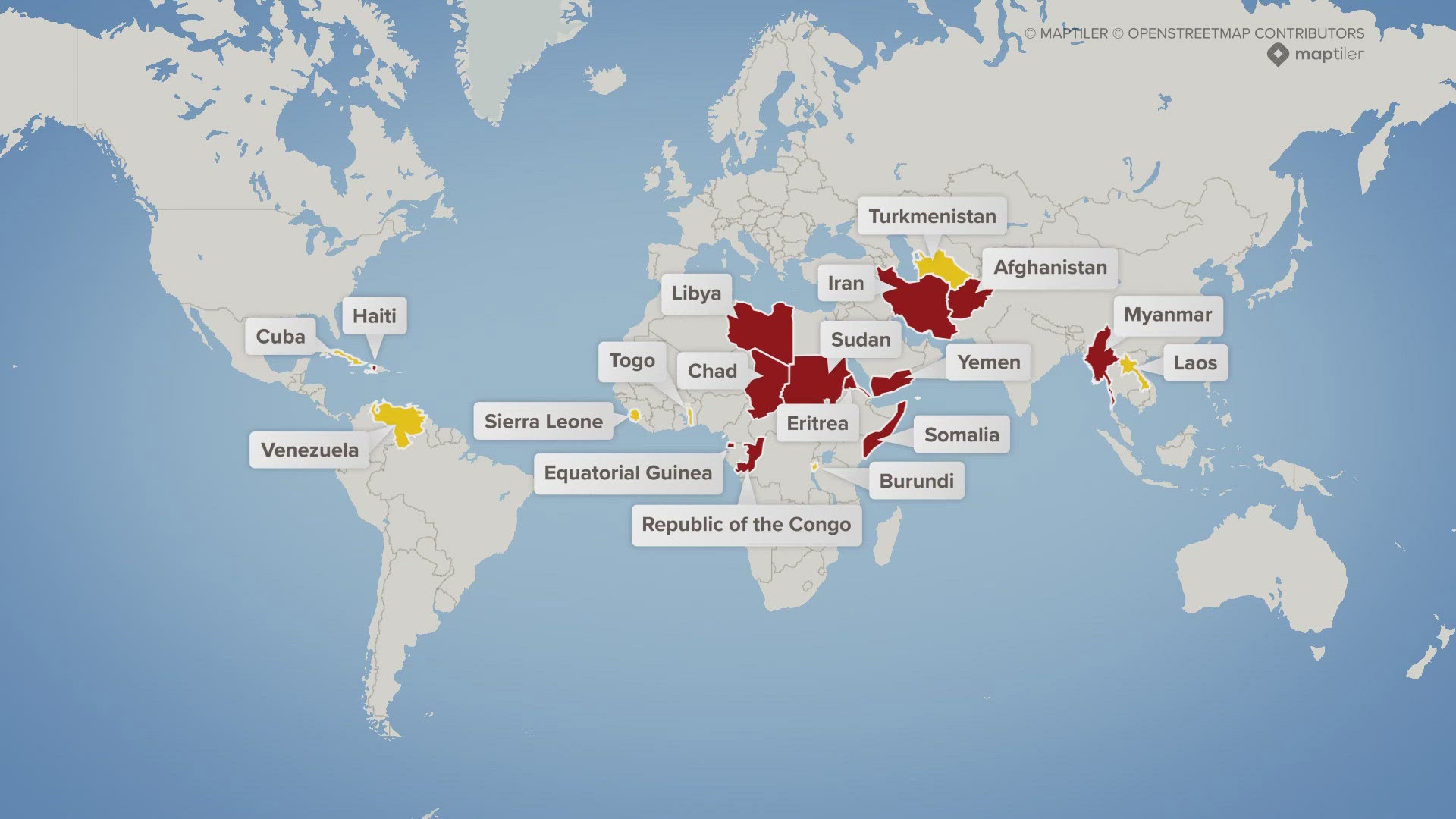 Trump reinstates travel bans for 12 countries | wthr.com