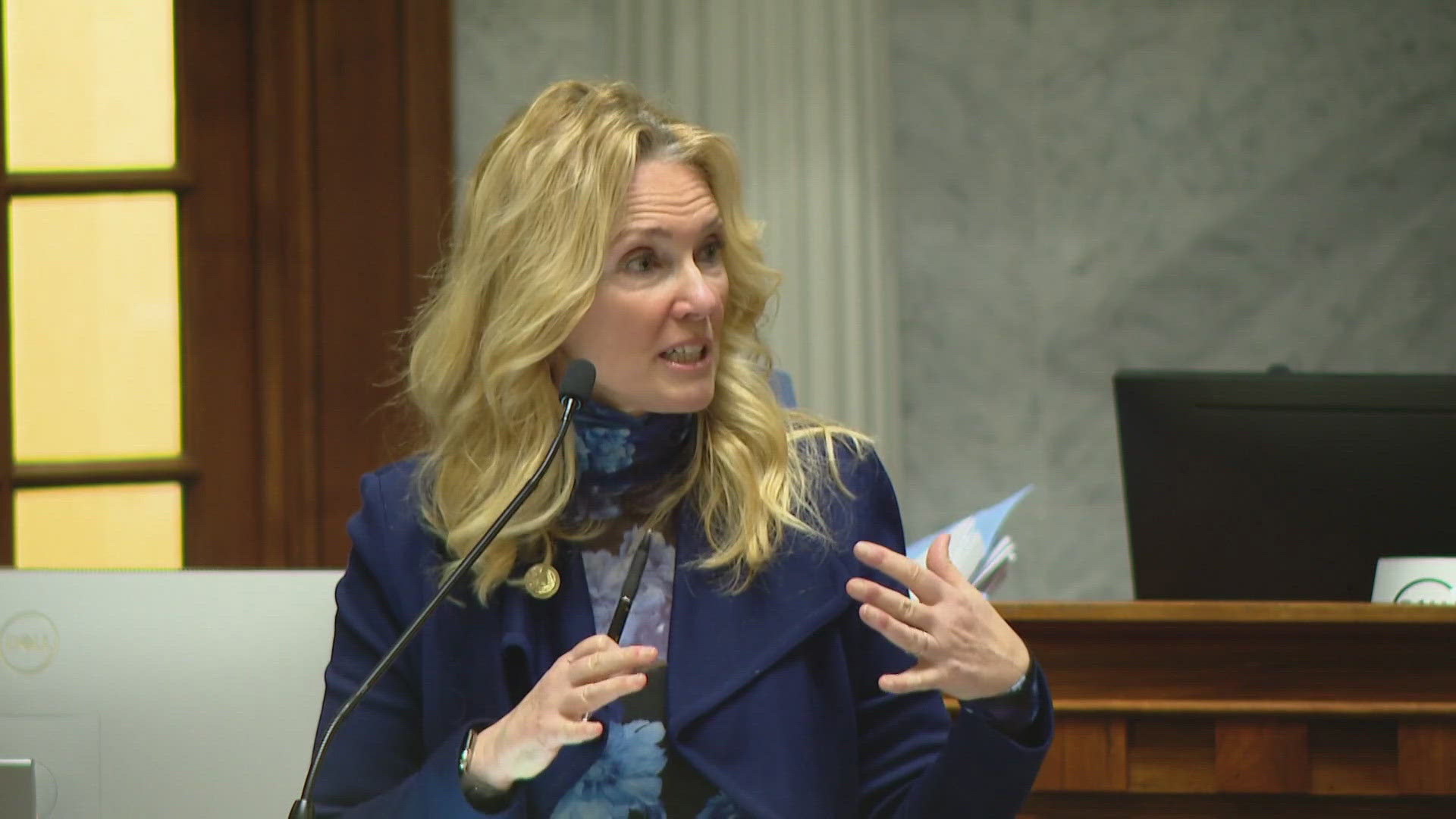 Weather pauses some legislative work at the Indiana Statehouse Monday ...