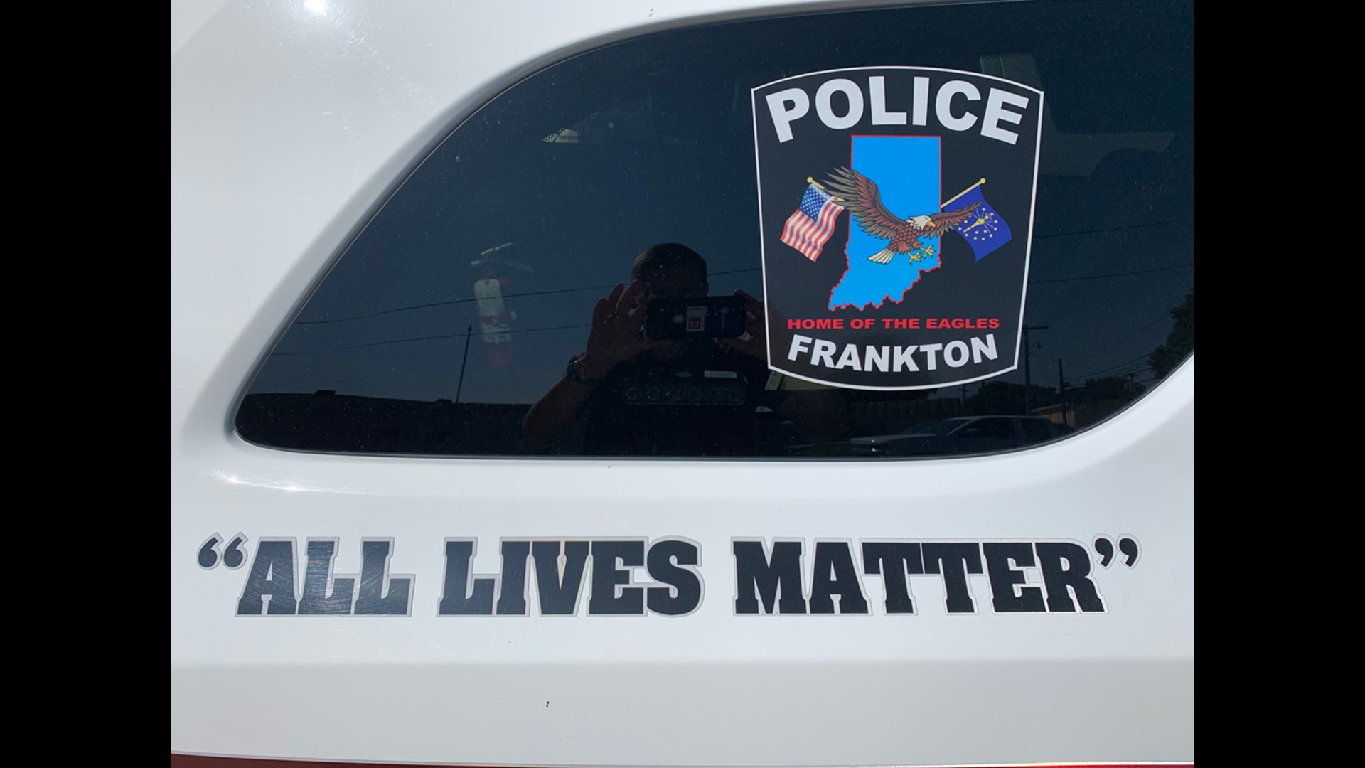 Frankton removing 'All Lives Matter' sticker from police vehicles after ...