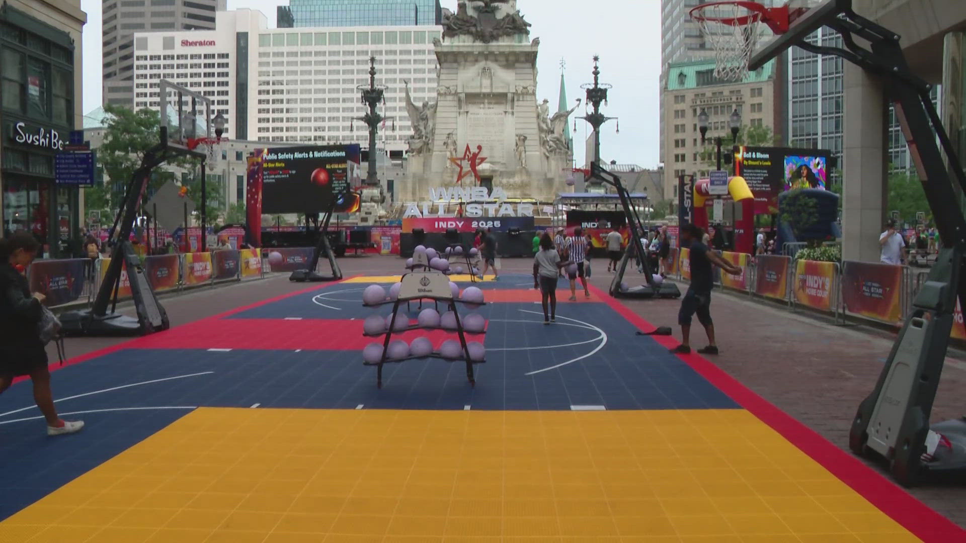 WNBA All-Star weekend brings in big business to downtown Indianapolis ...